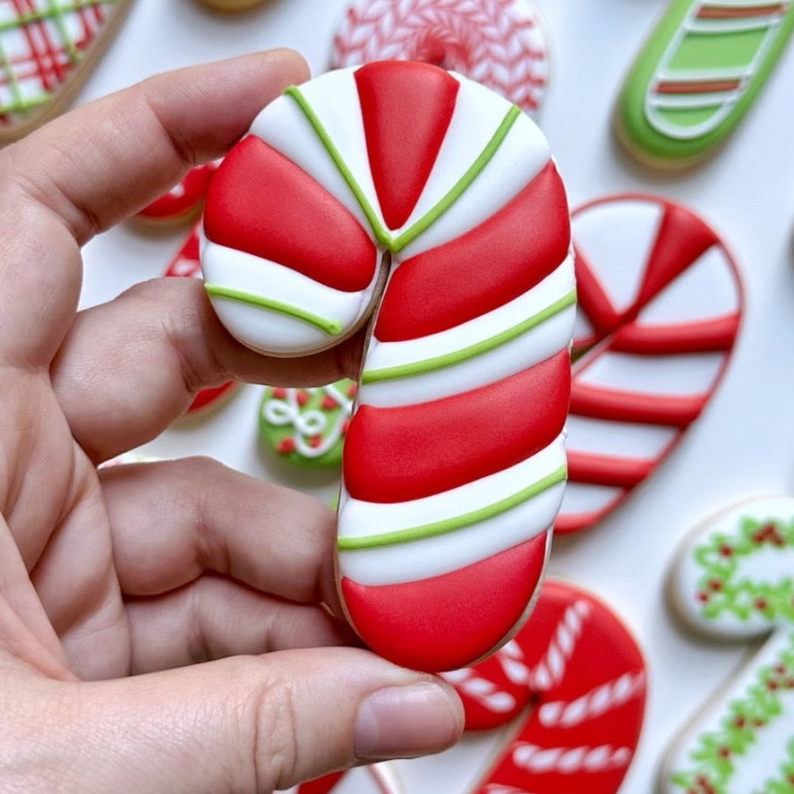 The Graceful Baker's Candy Cane Cookie Cutter | Brighton Cutters LLC