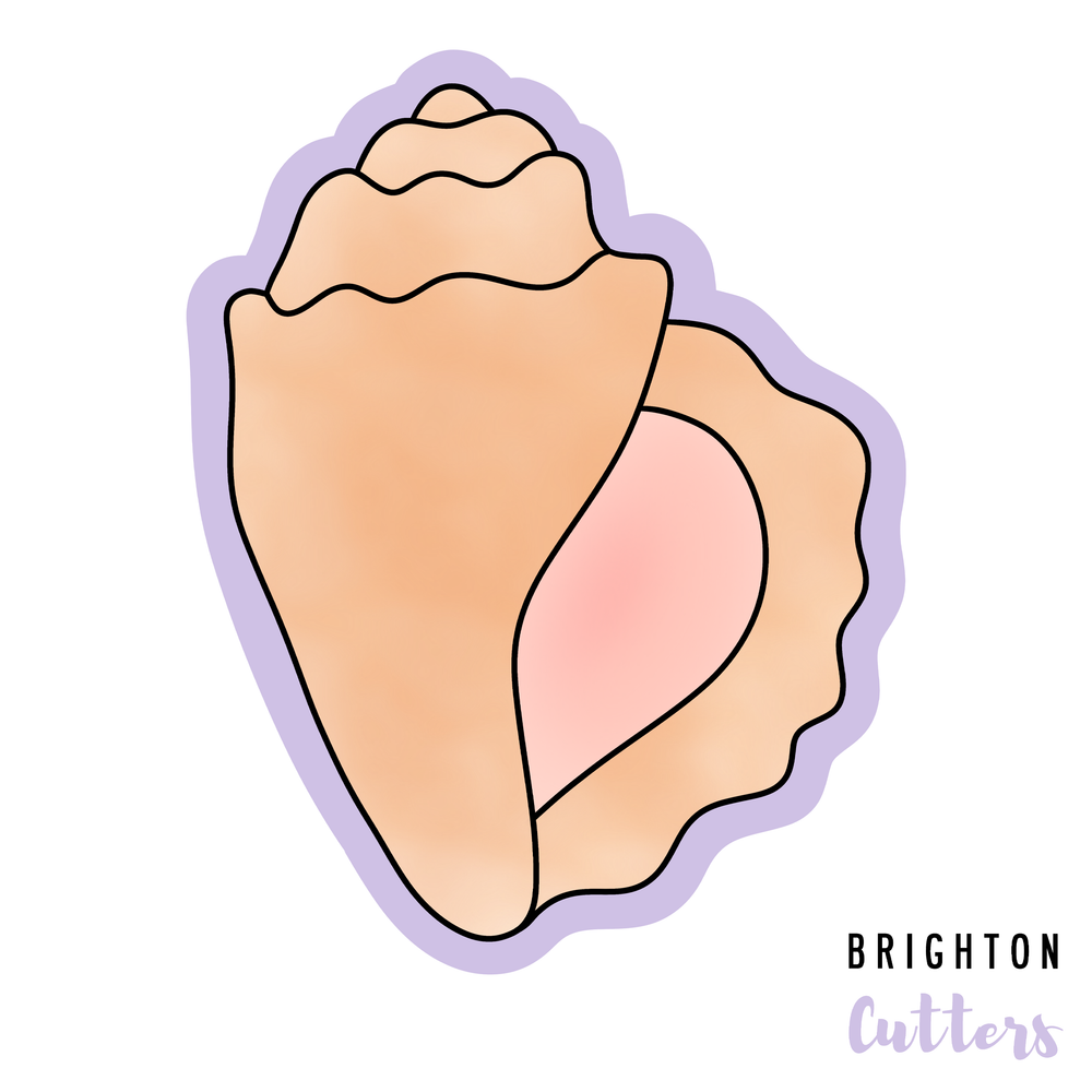 Conch Shell Cookie Cutter | Brighton Cutters LLC