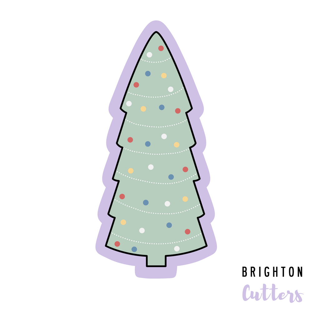 Trees Set of 6 Cookie Cutters | Brighton Cutters LLC