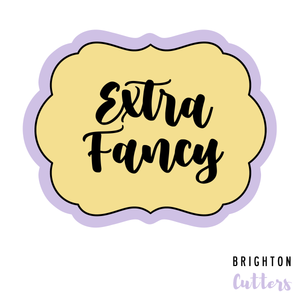 Extra Fancy Plaque Cookie Cutter | Brighton Cutters LLC