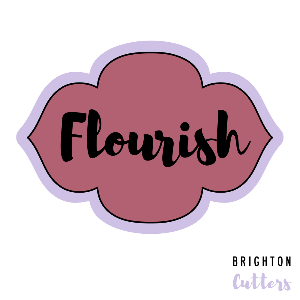 Flourish Plaque | Brighton Cutters LLC