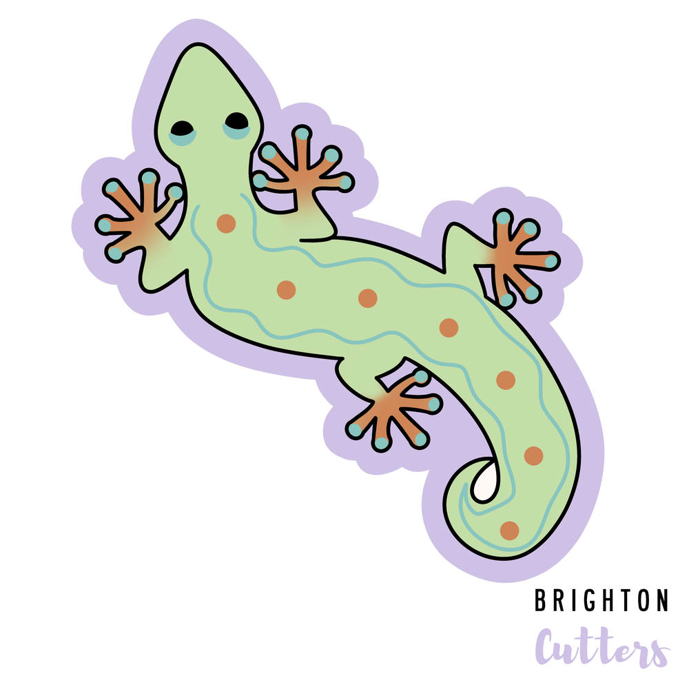 Gecko Lizard Cookie Cutter | Brighton Cutters LLC