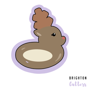 Reindeer Floaty Cookie Cutter | Brighton Cutters LLC