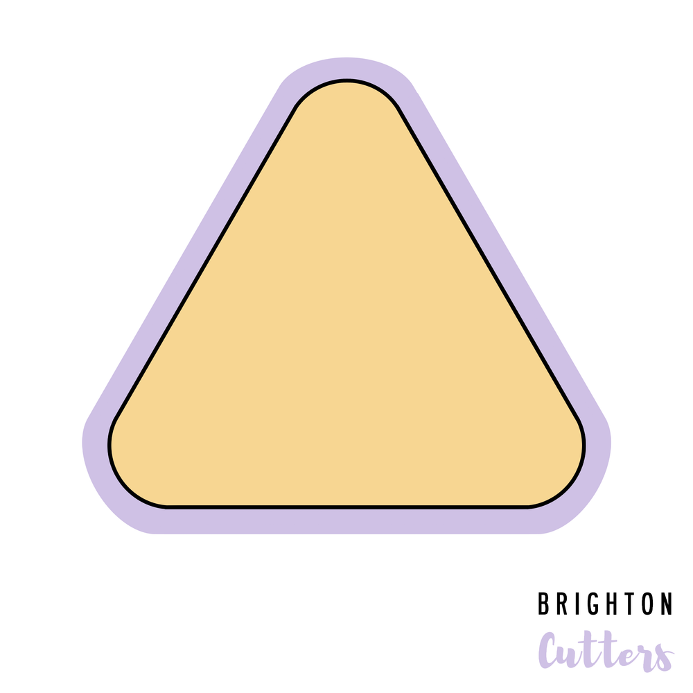 Rounded Triangle Cookie Cutter | Brighton Cutters LLC