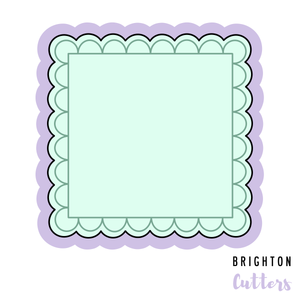 Scalloped Square Cookie Cutter | Brighton Cutters LLC