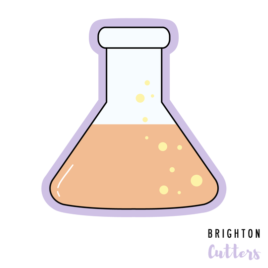 Triangular Beaker Cookie Cutter | Brighton Cutters LLC