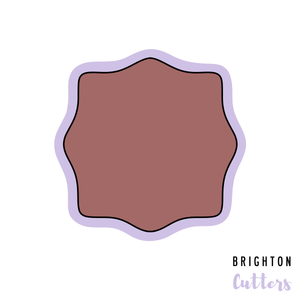 Wavy square Cookie Cutter | Brighton Cutters LLC