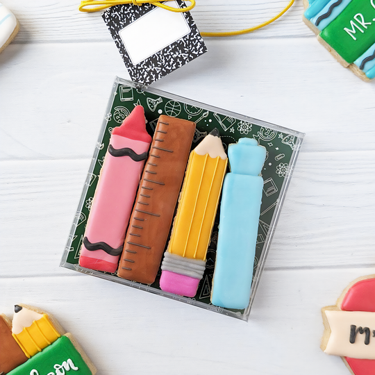 Crayon / Ruler / Highlighter / Pencil Cookie Cutter | Brighton Cutters LLC